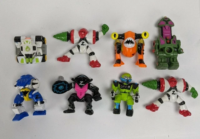8X 1990'S GALOOB Zbots Micro Machines Robot Figure Lot #1 EUR 16,56 ...
