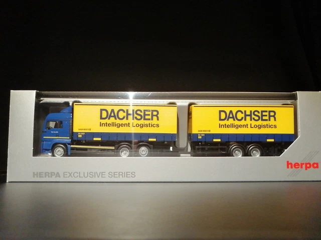 HERPA SONDERMODELL DACHSER Intelligent Logistics MAN TGX/TGS 18.480 OVP ...
