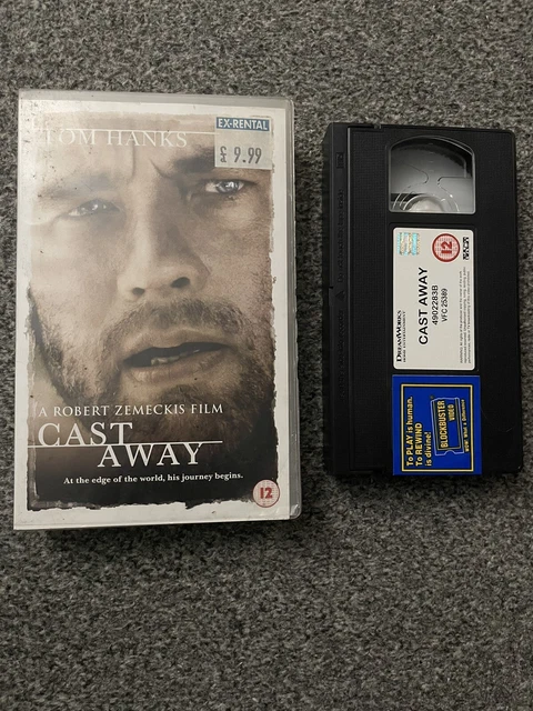 CASTAWAY VHS VIDEO Ex Rental Blockbuster Big Box Tom Hanks Classic Great Movie £9.03 - PicClick UK