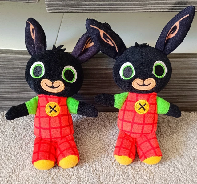 CBEEBIES BING RABBIT Plush Soft Toy Non Talking X 2 Mini 8" Collectable ...