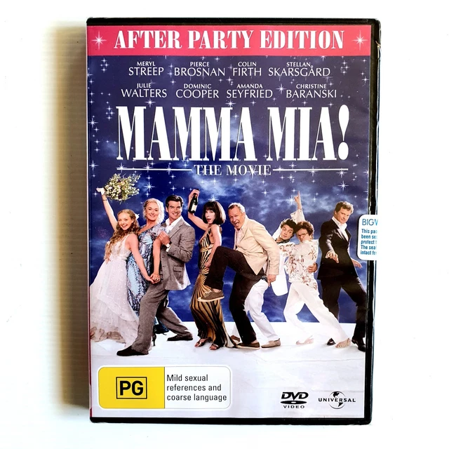 MAMMA MIA! | After Party Edition DVD 2008 Musical, Meryl Streep, Region ...