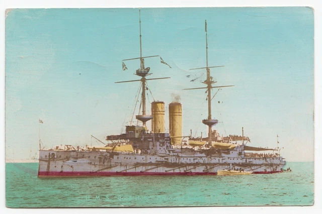 HMS GOOD HOPE 1901-14 Royal Navy Drake-class Cruiser 1908 A.L. Series ...