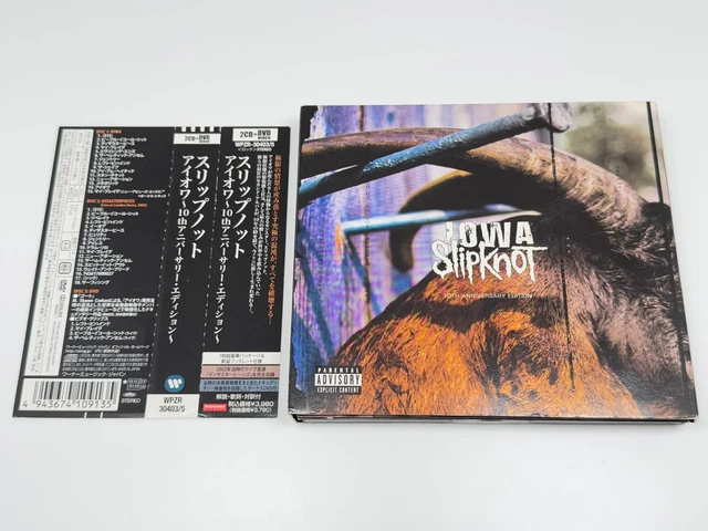 [2CD+DVD] SLIPKNOT IOWA Édition 10e anniversaire Importation japonaise ...
