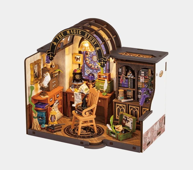 ROBOTIME ROLIFE THE Magic Study DIY Miniature House DG166 - Gift £31.91 ...