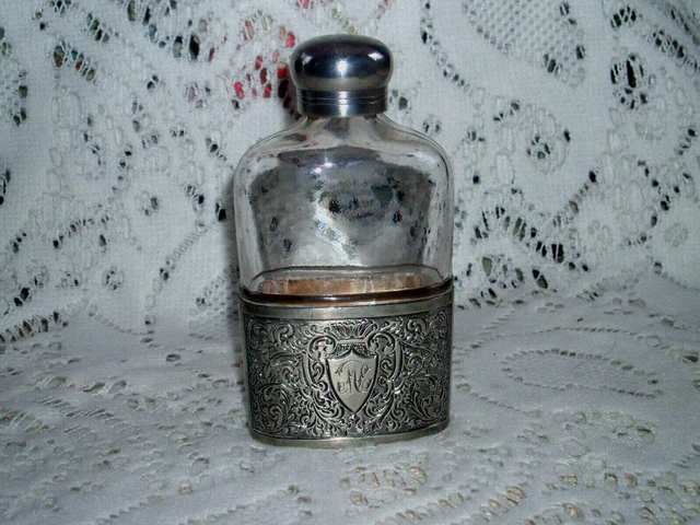 FLACON DE PARFUM Ancien ou a Sel Argent Art Nouveau EUR 39,00 - PicClick FR