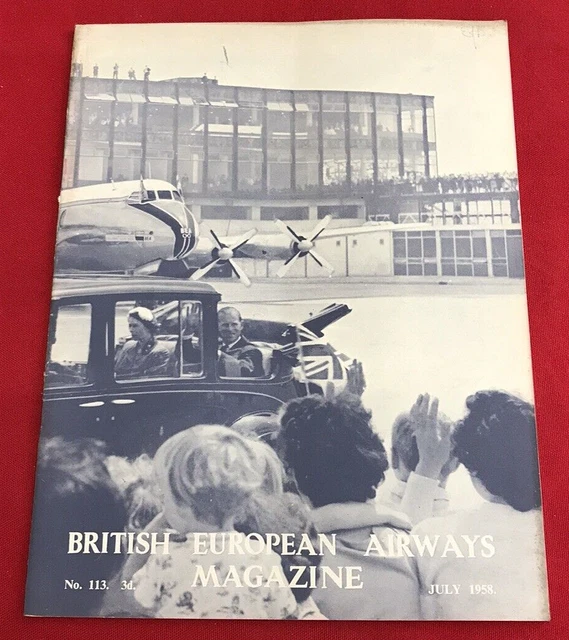 VINTAGE BEA BRITISH European Airways Magazine No.113 1958 £14.99 ...