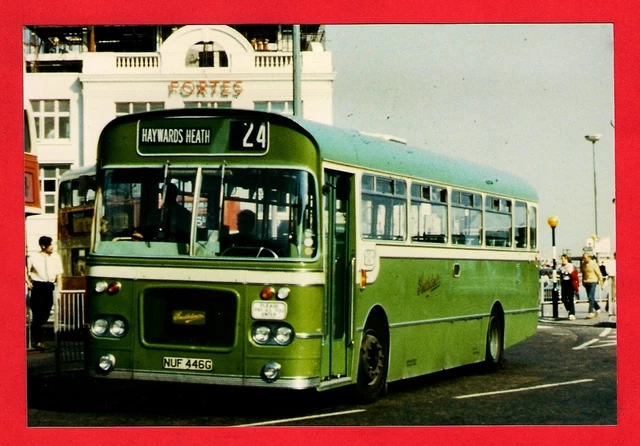 BRIGHTON BUS PHOTO - Southdown 446 - '69 Marshall Bristol RE - 24 ...