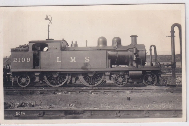 EX LT&SR RAILWAY Locomotive No 68 As Lms Number 2109 Rp Photo S J ...
