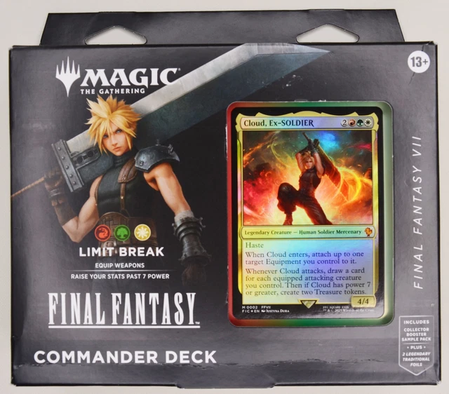 MAGIC THE GATHERING Final Fantasy Commander Limit Break Deck $127.44 ...