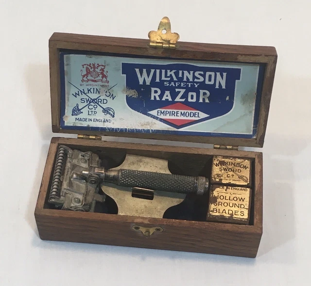 WILKENSON SAFETY RAZOR Empire Model In Original Wood Box £42.38 ...