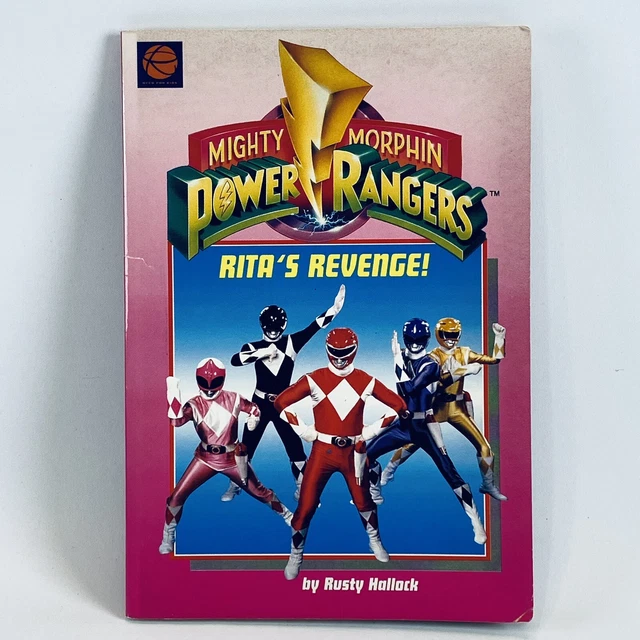 VINTAGE MIGHTY MORPHIN Power Rangers Rita's Revenge 1994 Paperback Book ...