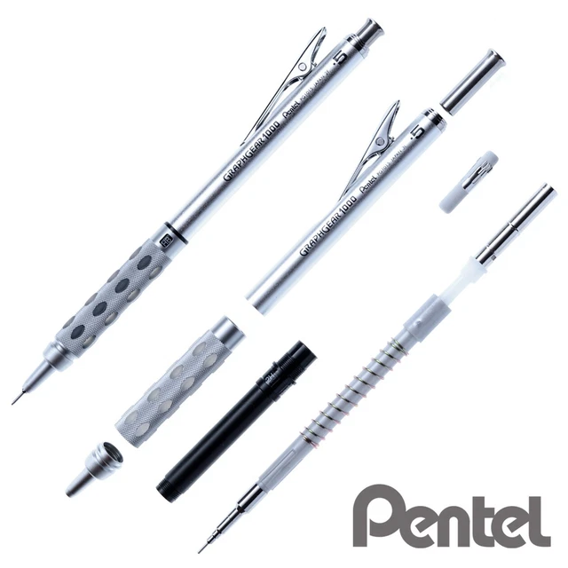PENTEL GRAPH GEAR 1000 0.5mm Drafting Mechanical Pencil Made in Japan ...