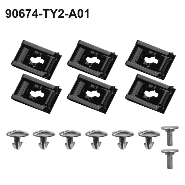 14PCS LOWER ENGINE Cover Pin Screw Clip For Honda For CRV For Civic ...