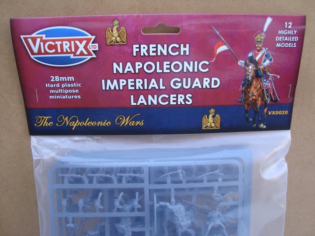 FRENCH NAPOLENIC IMPERIAL guard lancers victrix miniatures 28mm Brand ...