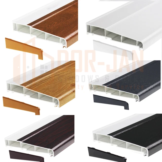 150MM UPVC SILL Window Door Patio PVC Plastic Cill End Caps External 1m ...