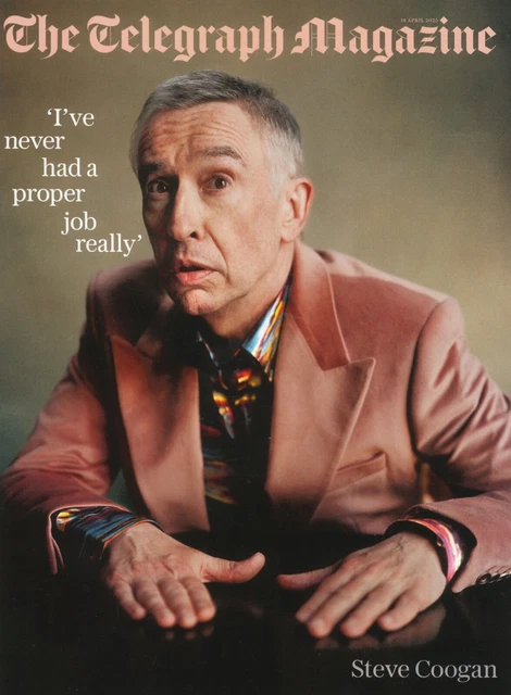 MAGAZINE TELEGRAPH: STEVE Coogan, Roi Charles, John Lithgow, T Robinson ...