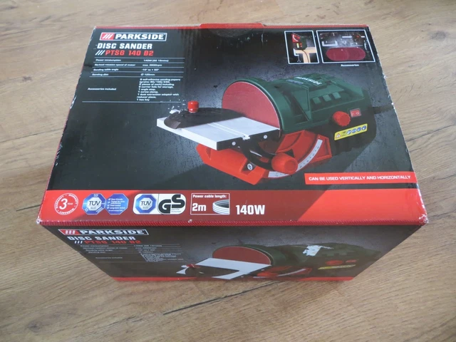 PARKSIDE DISC SANDER Ptsg 140 B2 - Electric Sanding Tool 140W New £57.99 - PicClick UK