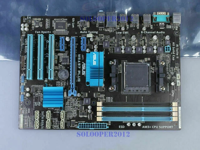 ASUS M5A97 PLUS Motherboard AMD 970 Socket AM3+ DDR3 ATX RJ-45 USB2.0 ...