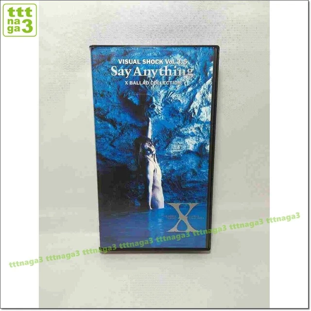 X JAPAN MUSIC VIDEO VHS TAPE. Hide, Toshi, Yoshik. X JPN. VISUAL SHOCK ...