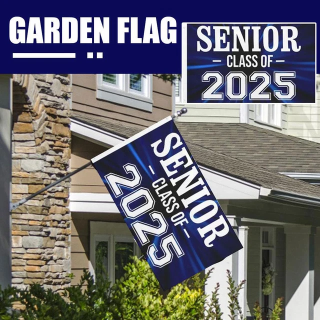 SENIOR 2025 CLASS of 2025 90*150 Cm Flag Garden Decoration Flag β EUR 8 ...