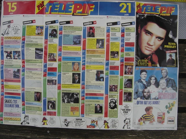 TÉLÉPIF POSTER LE nouveau Pif Centerfold ZORRO EUR 5,00 - PicClick FR
