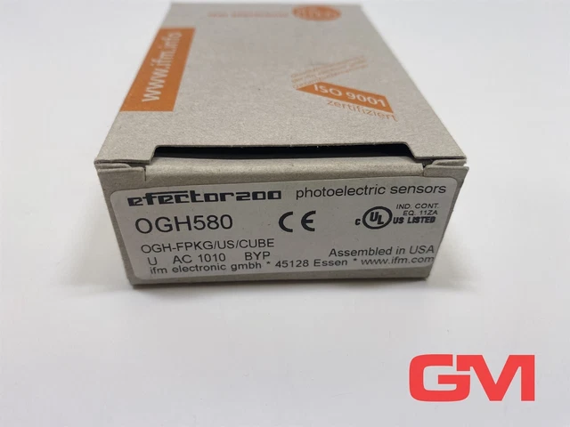 IFM REFLECTION LIGHT Scanners efector200 OGH580 Sensor Ogh-Fpkg/US ...
