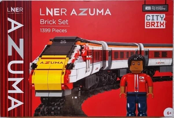 LNER AZUMA TRAIN Promotional Brick Set BRAND NEW SEALED Hitachi 80x ...