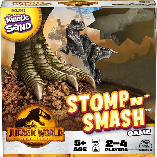 JURASSIC WORLD DOMINION Stomp N’ Smash Board Family Game Ages 5+ £28.90 ...
