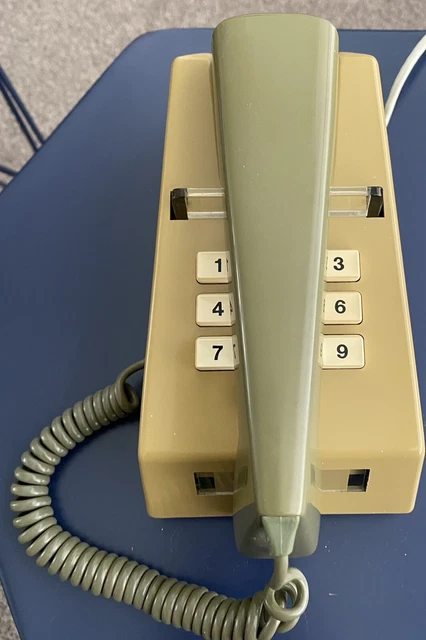 VINTAGE TRIMPHONE TWO Tone Push Button STC Sample Snowdon BT Trim Phone ...