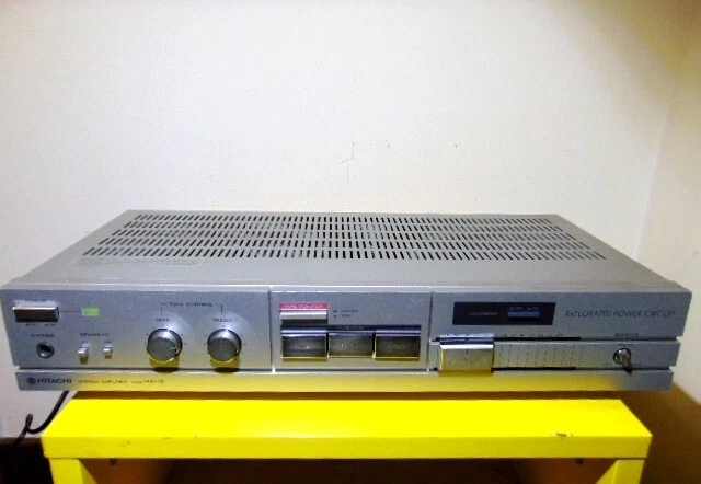 AMPLIFICATORE VINTAGE HITACHI Ha-12 Stereo Hifi Integrated Amplifier ...
