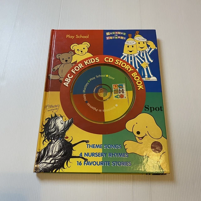 ABC FOR KIDS CD Story Book Collectable VTG Childrens Hardcover Play ...