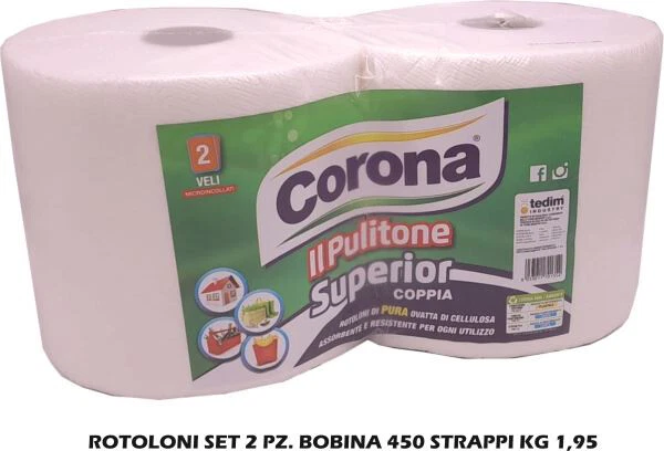 TEDIM INDUSTRY ROTOLONI Set 2 pezzi Bobina 450 Strappi Kg 1,95 TED1354 EUR 17,60 - PicClick IT