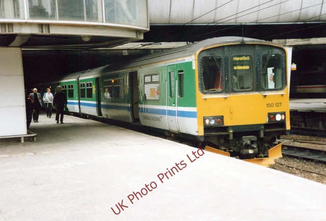 RAILWAY PHOTO 6X4 Class 150 DMU 150127 at Birmingham New St March 1997 ...