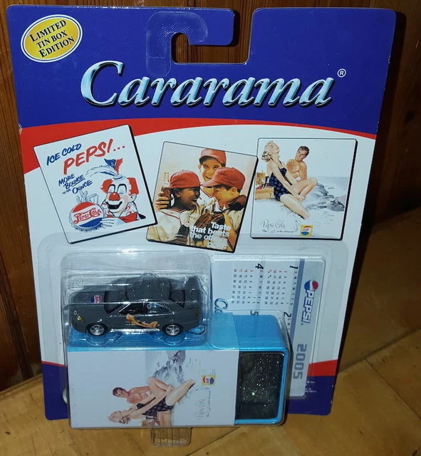 MITSUBISHI LANCER EVOLUTION CARARAMA Tin Boîte Pepsi Limited Édition ...