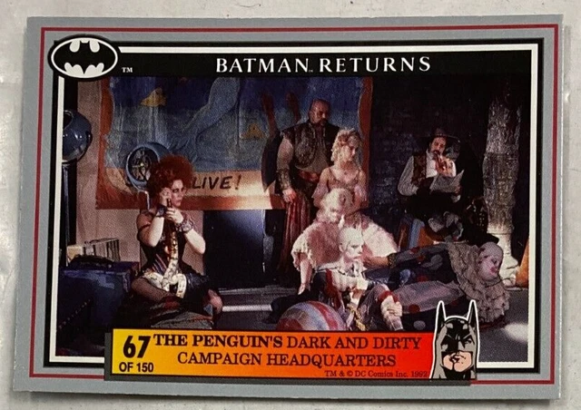 DYNAMIC 1992 BATMAN RETURNS #67 Penguin's Headquarters Collector ...
