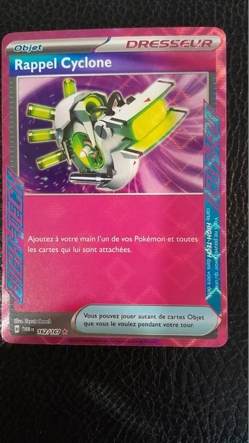CARTE POKÉMON RAPPEL Cyclone 162/167 EV06 Mascarade Crépusculaire Fr ...