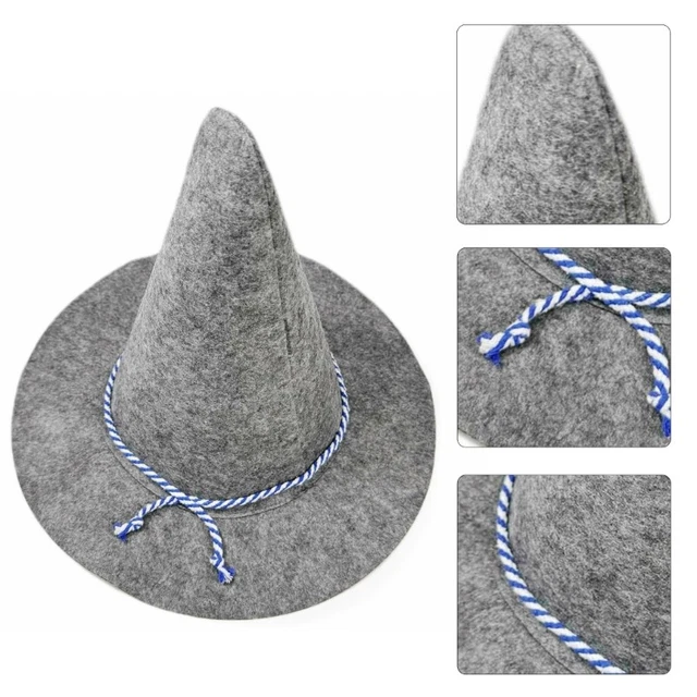 COSPLAY HALLOWEEN HAT Adults Cosplay Costume Decorations Wizard Witch ...