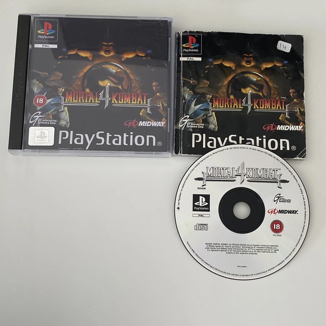 MORTAL KOMBAT 4 - Sony Playstation 1 - PS1 PAL - Sieht aus wie ein ...