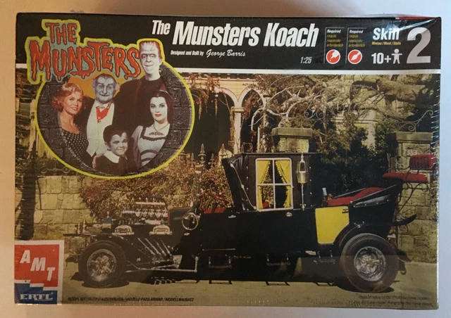 AMT ERTL THE Munsters' Koach model kit. 1/25 scale. Box sealed. EUR 81 ...