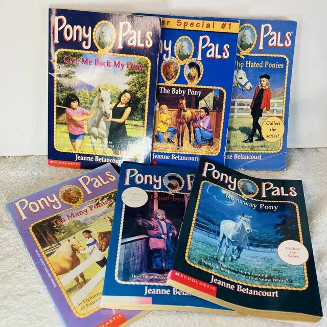 PONY PALS BOOKS X 6 Bulk Lot Horse Novels Vintage 90s Kids Teens Books ...