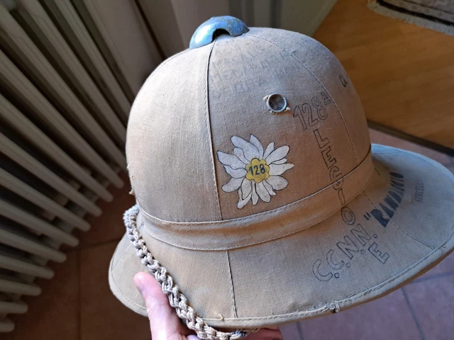 MILITARIA CASCO COLONIALE Dipinto MVSN Ww2 Regio Esercito EUR 300,00 ...