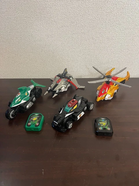 POWER RANGERS RPM Goonger DX Engine Megazord 4p Set Engine Soul BANDAI ...