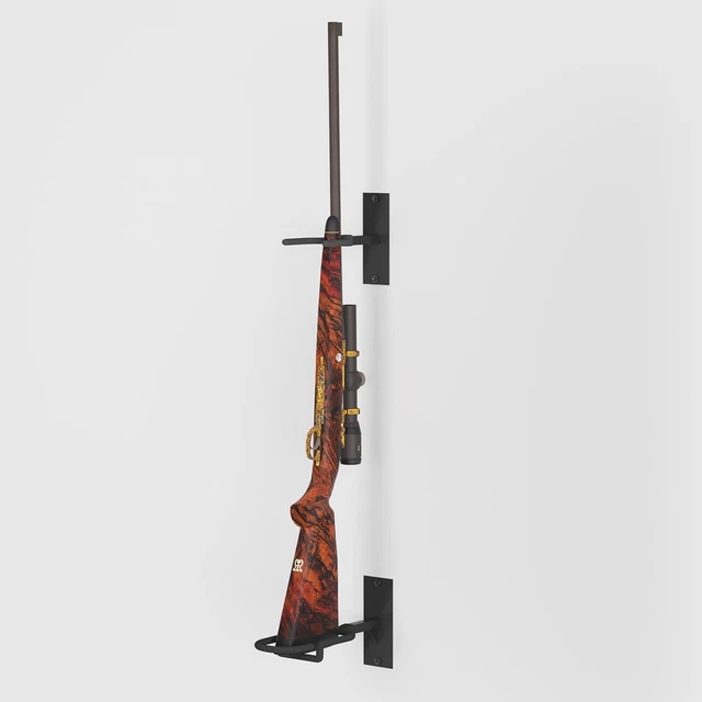 PORTABLE FOLDING GUN Rack Freestanding Rifle Rack, Mobile Firearm ...