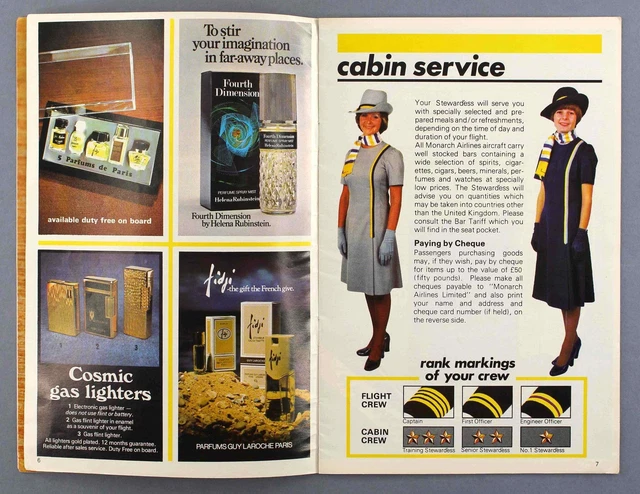 MONARCH AIRLINES WELCOME Aboard Inflight Magazine Bac1-11 Boeing 720B ...