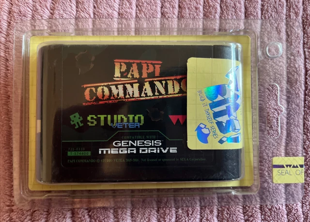 PAPI COMMANDO WM Bits Edition - Very RARE!!! - SEGA Genesis/Mega Drive ...