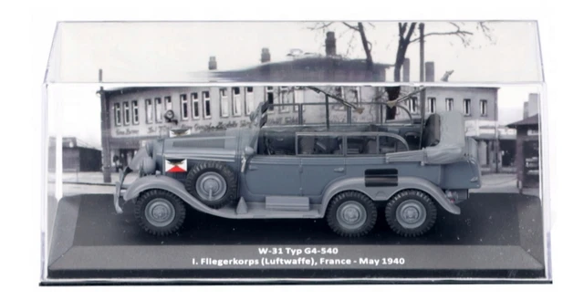 MERCEDES W-31 TYPG4-540 Military 1940 Nazi Germany Model Car Diecast 1: ...