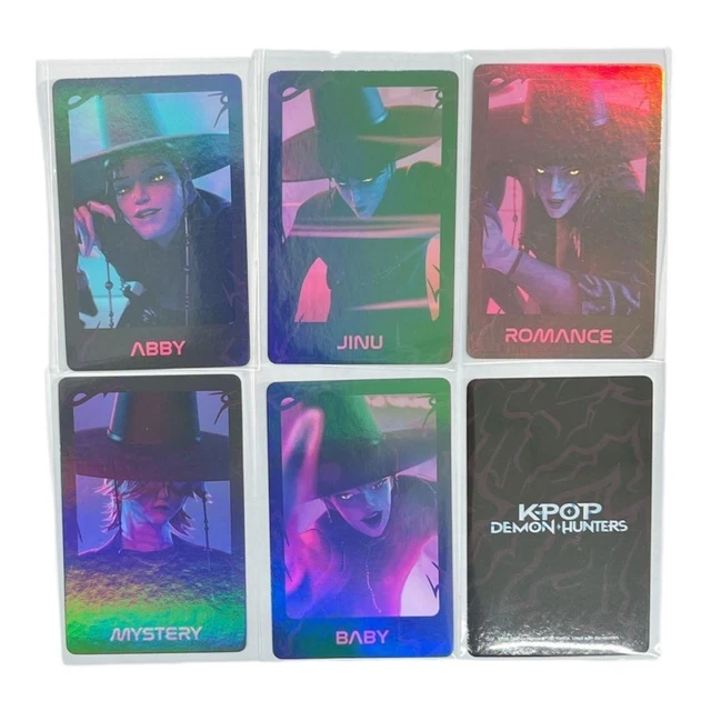 JEU DE CARTES à collectionner KPOP Demon Hunters Pen Light Sajaboys ...