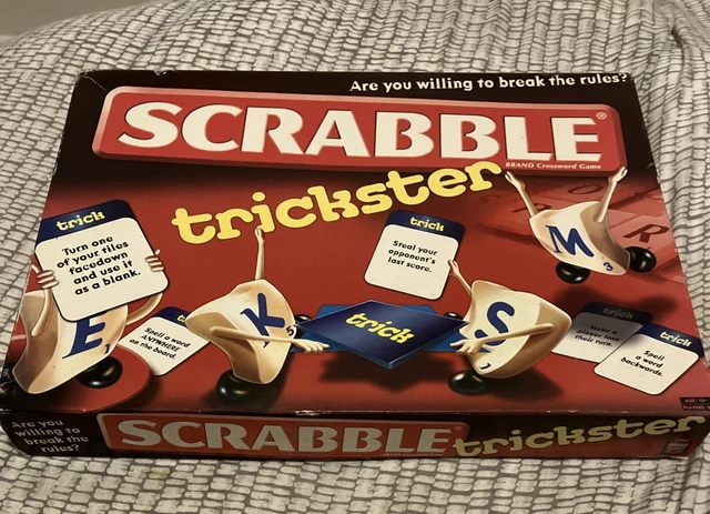 MATTEL SCRABBLE TRICKSTER Word Tile Board Game for Families £8.03 ...