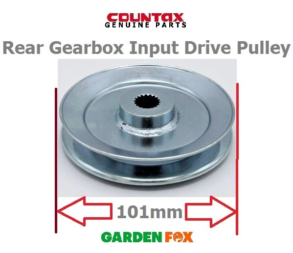 GENUINE COUNTAX C60 Hydrostatic Gearbox - UPPER Splined DRIVE PULLEY ...