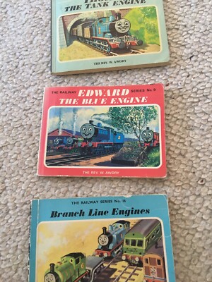 THOMAS THE TANK Engine railway series books no’s, 2,9,16 Rev W Awdry £7.99 - PicClick UK